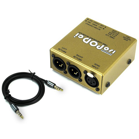 Whirlwind ISOPODCI TRRS Professional Audio Interface for the Headset ...