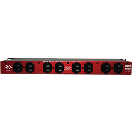 Whirlwind PLR-PS1 1RU Power Link PLR Power Strip with Powercon 20A I/O ...