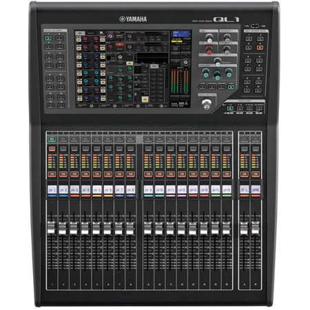 Yamaha QL1 32-Input Digital Audio Mixing Console with Dante Networking