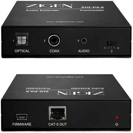 Zigen ZIG-PAX Long Range Digital / Analog Audio Extender