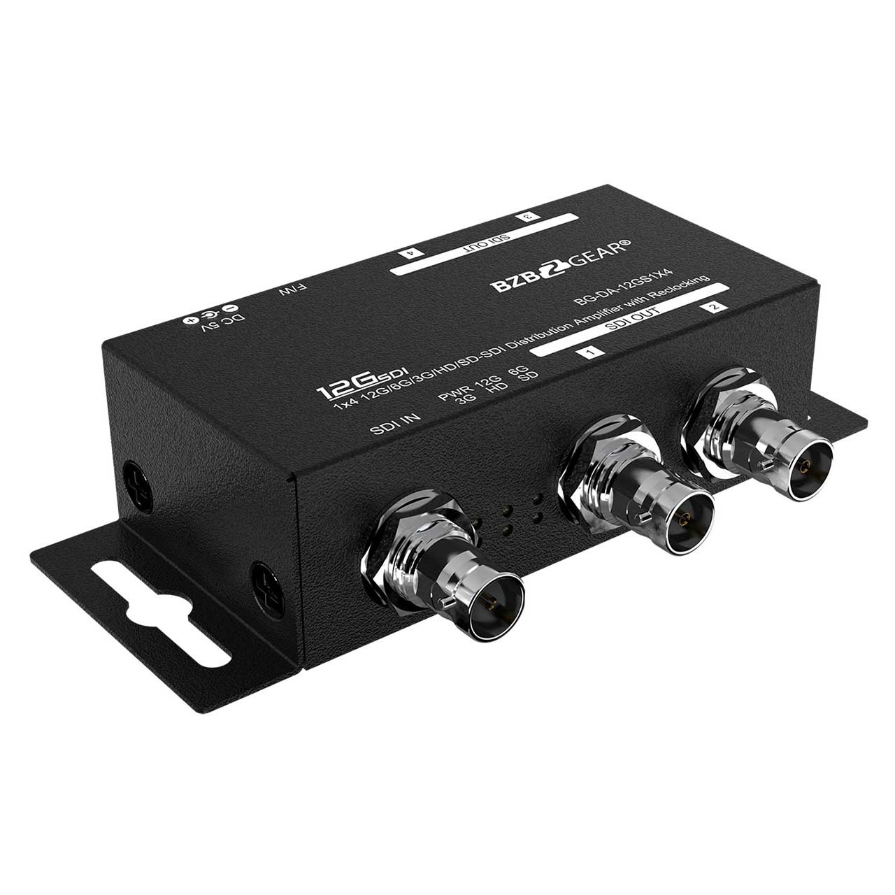 BZBGEAR BG-DA-12GS1X4 12G-SDI / 6G-SDI / 3G-SDI 1x4 Distribution ...