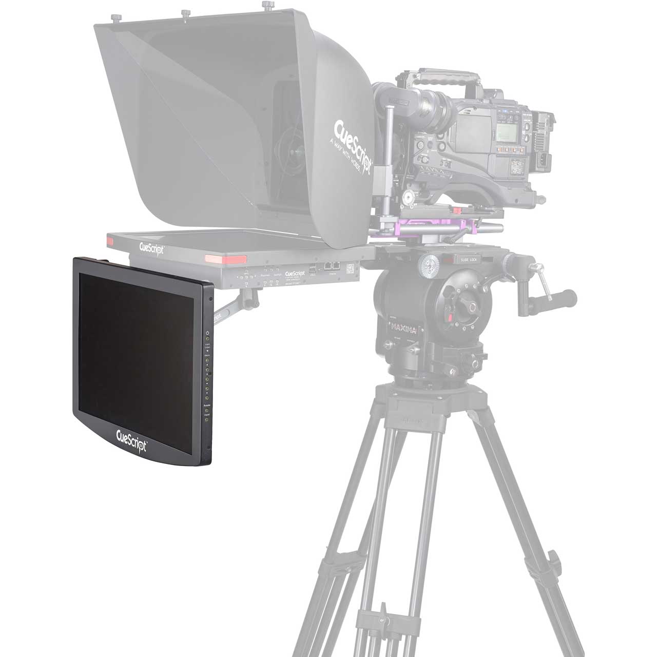 CueScript CSTM22 22 Inch Talent Monitor Package