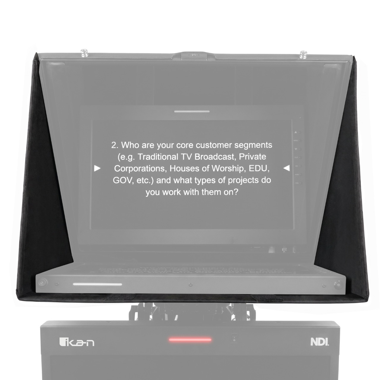 Ikan PT-SH Professional Teleprompter Hood Shroud