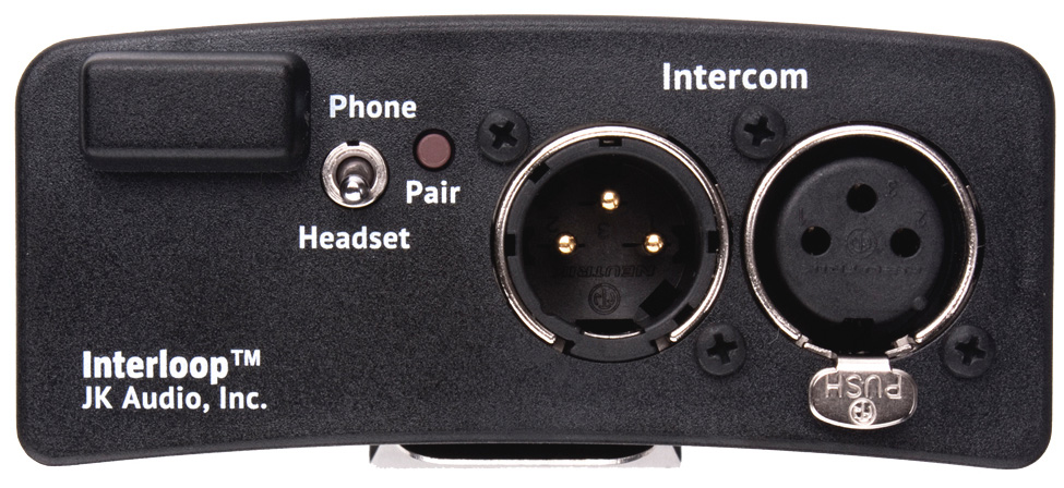 JK Audio Interloop Wired-Wireless Bluetooth Intercom Belt Pack with HD ...