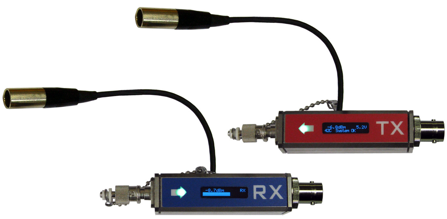 AFP MC2 3G/HD BNC Female to ST Fiber Optic Tx/Rx Kit - US Power Supplies