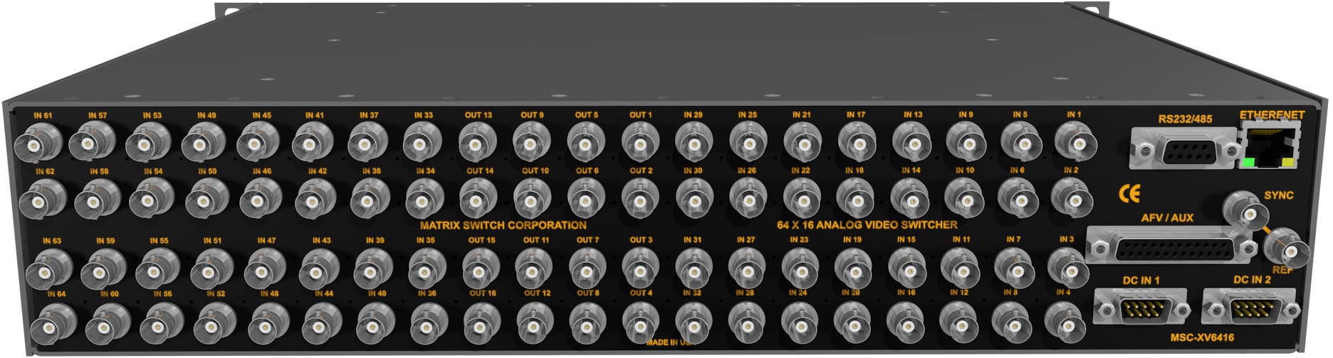Matrix Switch MSC-VMF544X16 544 Input 16 Output Multi-frame Composite ...