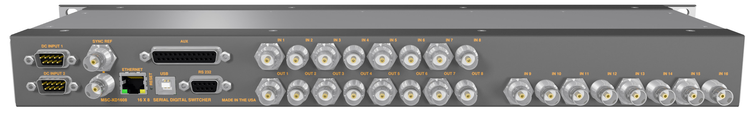 Matrix Switch MSC-XD1608L 16 Input 8 Output 3G-SDI Video Router With ...