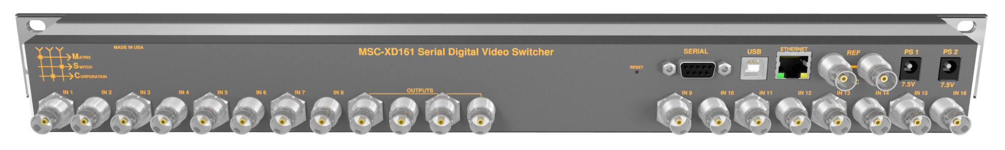 Matrix Switch MSC-XD161L 16 Input 1 Output 3G-SDI Video Router With ...