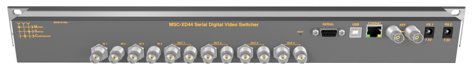 Matrix Switch MSC-XD44S 4 Input 4 Output 3G-SDI Video Router With ...