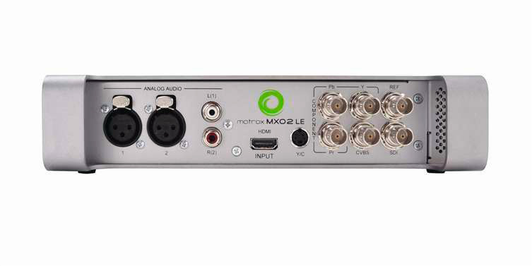 Matrox MXO2 LE MAX SDI/HDMI/Analog HD/SD Video and Pro Audio I/O - H ...