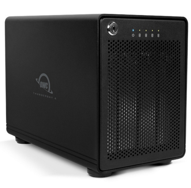 OWC OWCTB3IVKIT0GB ThunderBay 4 Four-Bay Drive Enclosure with Dual Thunderbolt 3 Ports RAID ...