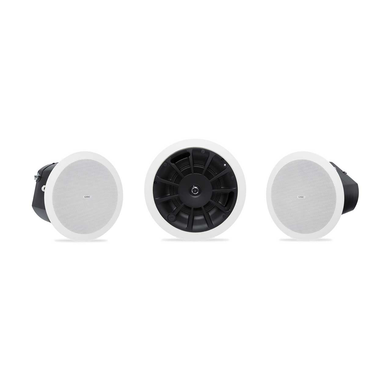 QSC AD-C6T-WH 6.5-Inch Premium Two Way Ceiling Loudspeaker (Pair) - White