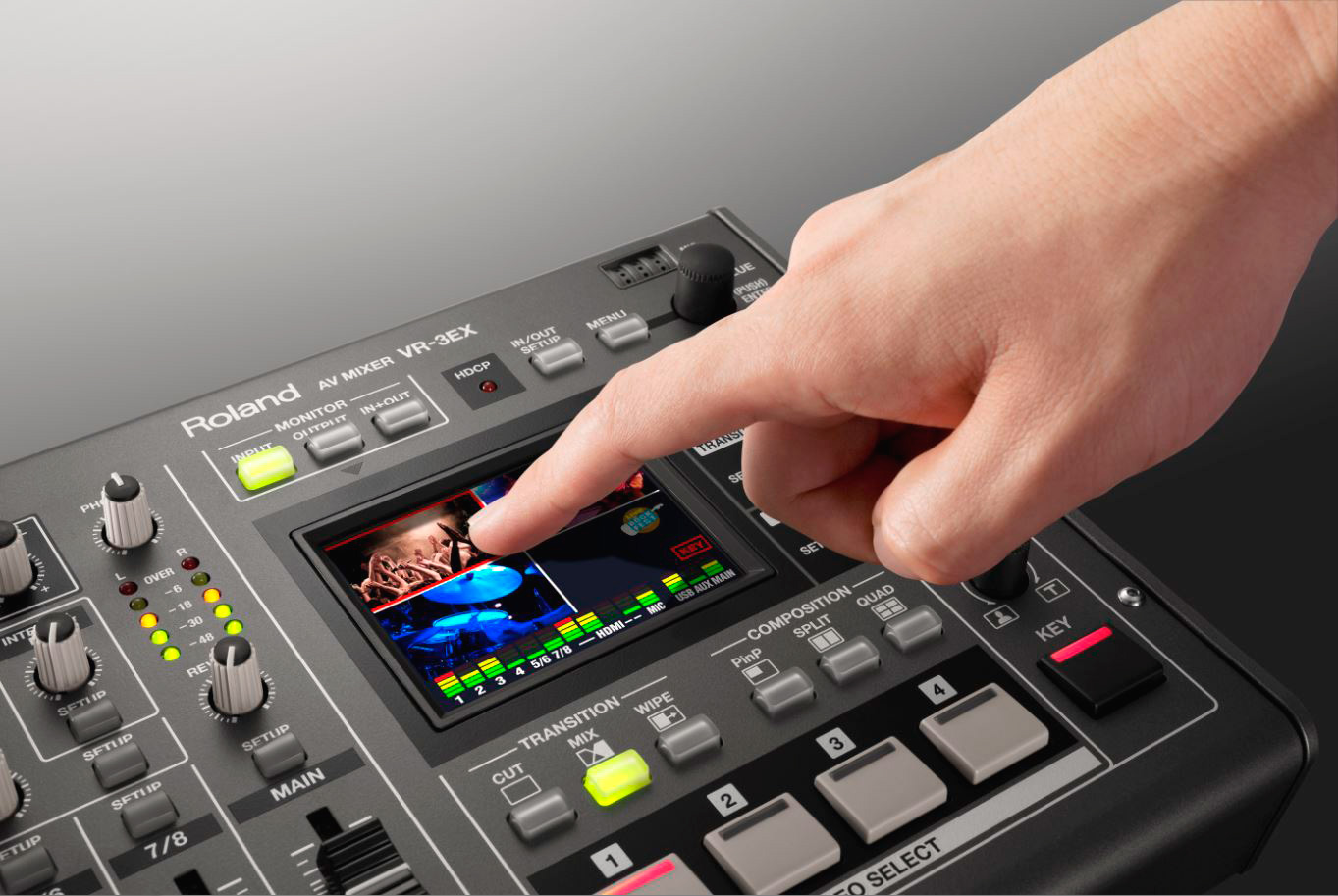 Roland VR-3EX SD/HD A/V Mixer with USB Streaming