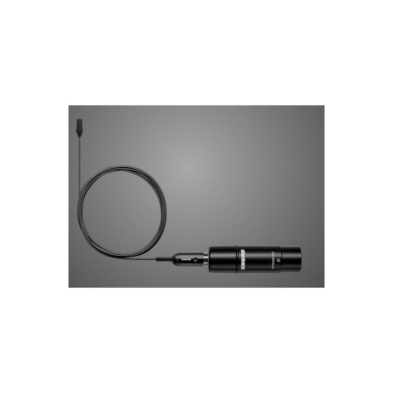 Shure UL4B/C-XLR-A UniPlex Cardioid Lavalier Microphone - 3 Pin XLR - Black