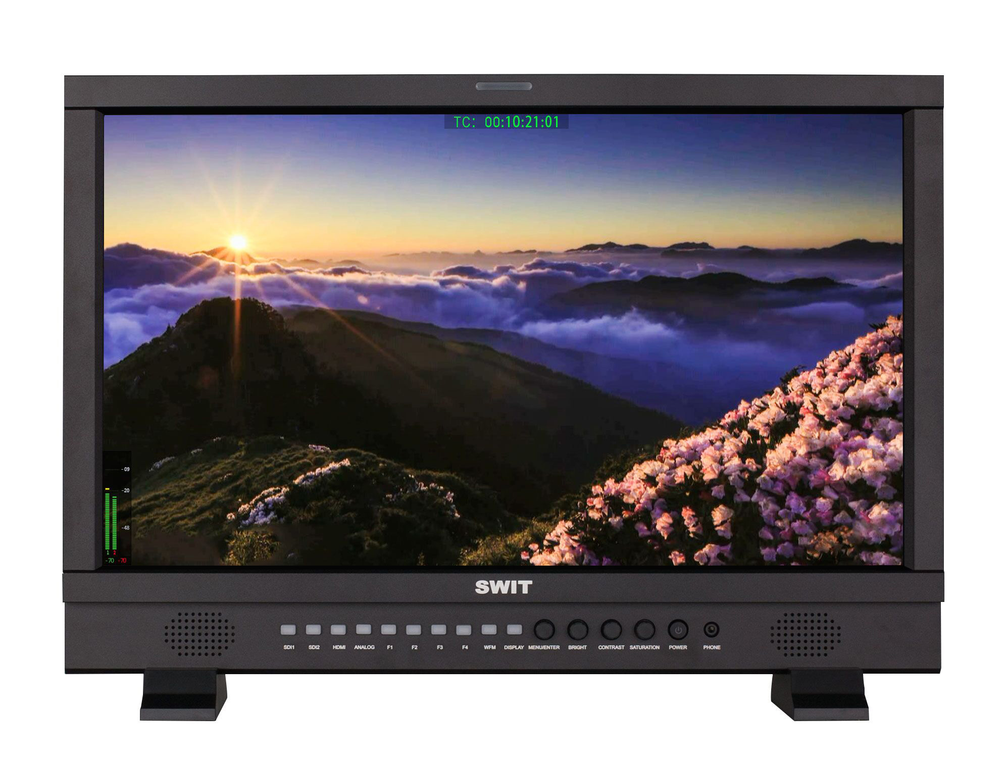 SWIT S-1223HS 21.5-inch 2K/3G/HDSDI&HDMI Studio Monitor with S-7004S V ...