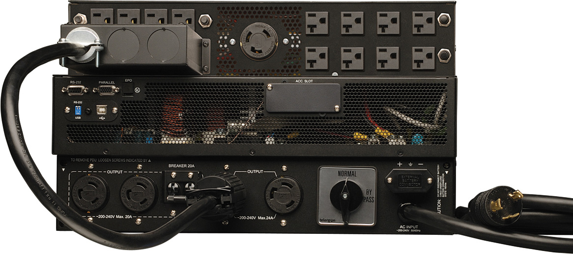 Tripp Lite SU6000RT4UTF 6000VA 5400W UPS Smart Online Rackmount 6kVA ...