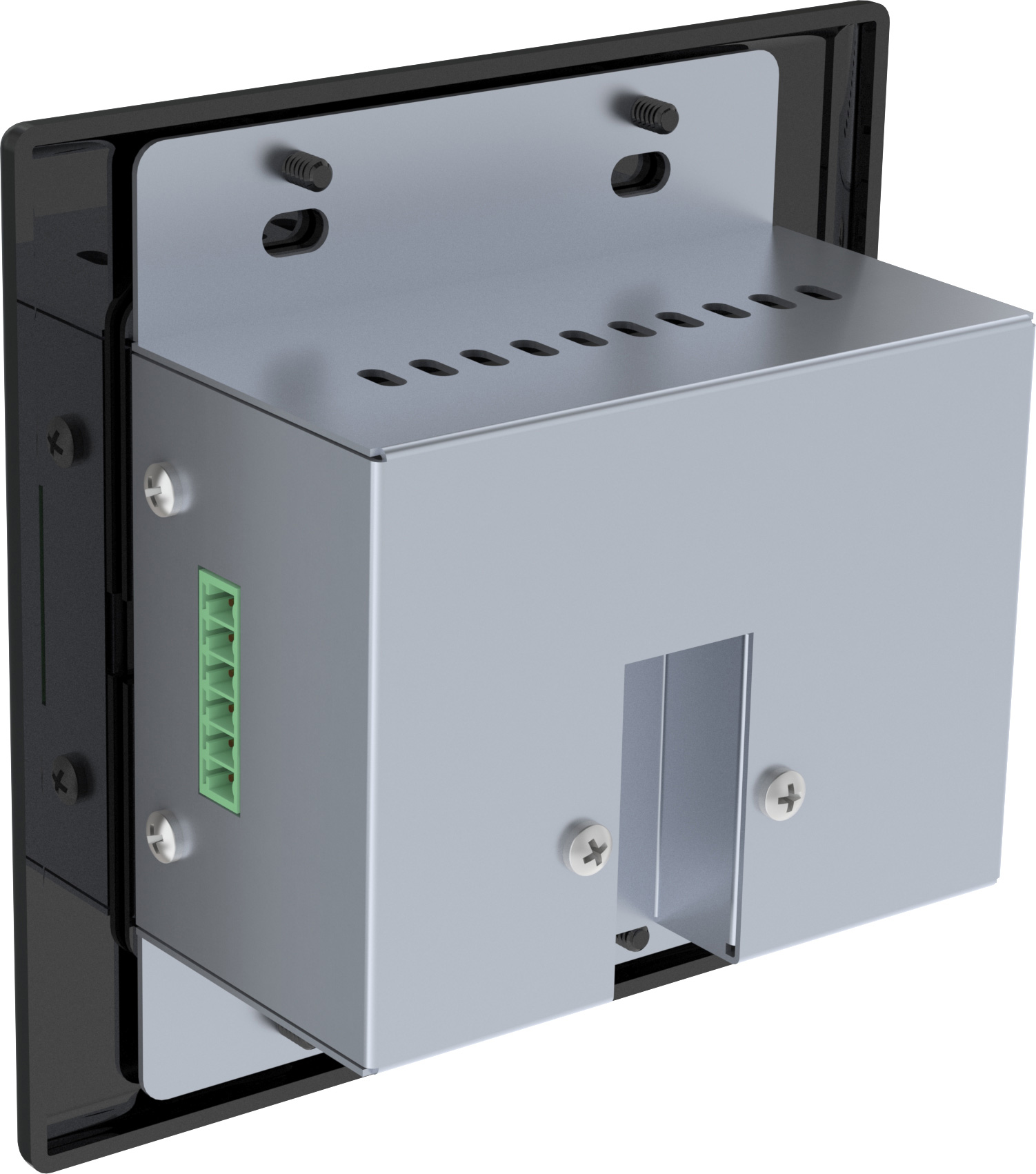 Attero Tech unDX2IOplus-C 4x2 Ch 2 Gang US Wall Plate 2 Mic/Line In x 2 ...