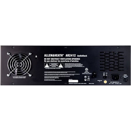 Allen & Heath AR2412 Remote Audio Rack - Black