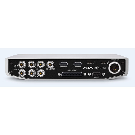 AJA Io 4K Plus 4K/UltraHD Audio/Video over Thunderbolt 3 12G-SDI and ...