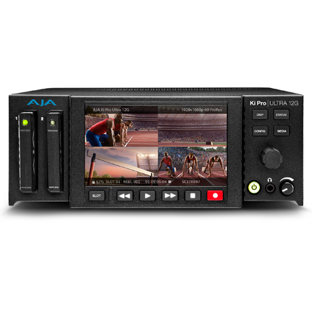 AJA Ki Pro Ultra 12G-SDI 4K/UHD/HD Multi-Channel HD Recorder & Player