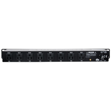 ADJ PC-100A 8-Channel Rackmount AC Power Center - 120V/60Hz