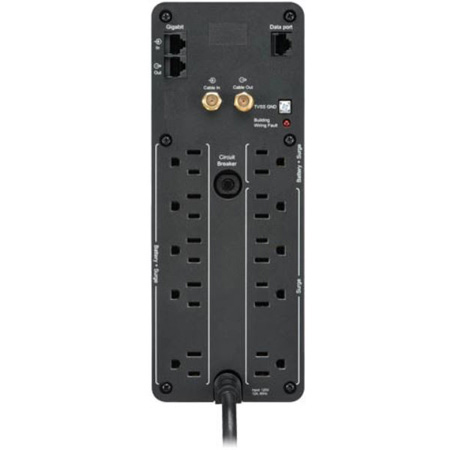 APC BR1500MS Back UPS PRO BR 1500VA SineWave 10 Outlets 2 USB Charging Ports AVR LCD Interface
