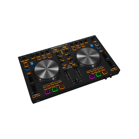 Behringer CMD Studio 4A 4-Deck DJ MIDI Controller with 4-Channel Audio ...