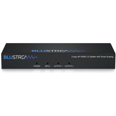 Blustream SP12CS 2-Way 4K HDMI 2.0 HDCP 2.2 Splitter with Smart Scaling ...