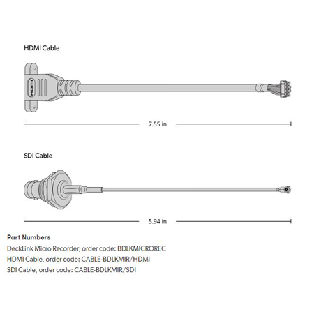 Blackmagic Design BDLKMICROREC DeckLink Micro Recorder PCI Express Mini ...