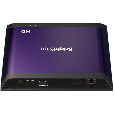 BrightSign HD5 FHD Digital Signage Player - 4K60p/H.265 HDR10 Video - HTML5 / Standard I/O - Non ...