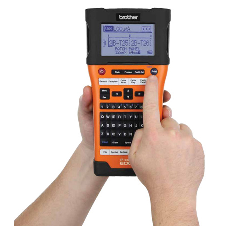 Brother P-Touch PT-E500 Industrial Labeling Tool with PC Connectivity ...