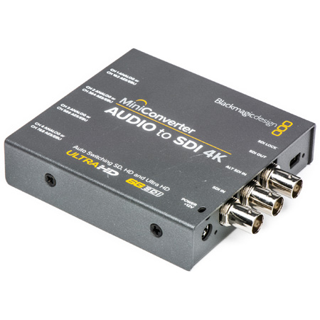 Blackmagic Mini Converter - Audio to SDI 4K - Embedder - B-Stock (Open ...