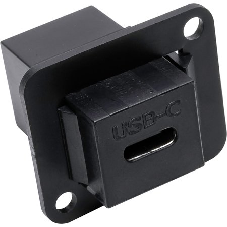 My Custom Shop 3.1 USB-C Female to USB-C Female D-Style Chassis Mount ...