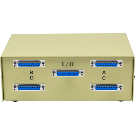 Connectronics DB25 Female A/B/C/D Switch Box