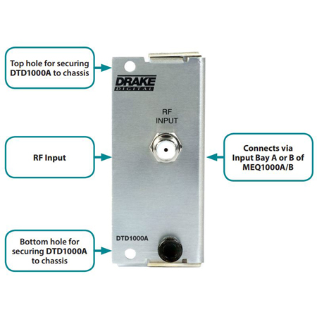 Drake Digital DTD1000A Digital Tuner & Demodulator For Use w/ The ...