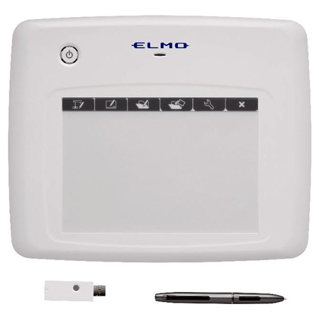 Elmo 1307 CRA-1 Wireless Pen Tablet Classroom Presentation with Li-Ion ...