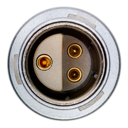 Lemo FFA.1S.303.CLAC52Z 5.2mm Split Gender 3-Pin Collet Circular Push ...