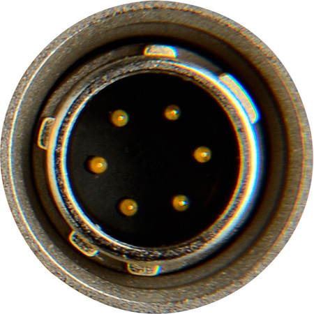 Hirose HR10A-7P-6P 6-Pin Male Connector with 7mm Male Shell