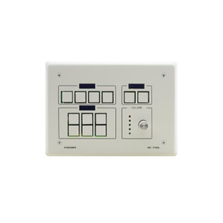 Kramer RC-74DL 12-button Ethernet and KNET Control Keypad with Knob and ...
