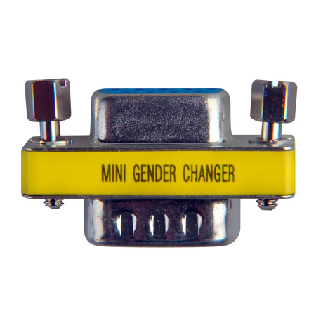 Connectronics MGC-9MF DB-9 Male to Female Compact Gender Changer