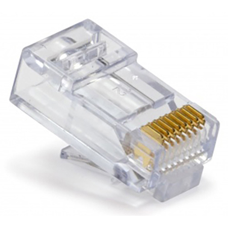 Platinum Tools 100010C EZ-RJ45 CAT6 Connectors for Solid or Stranded ...