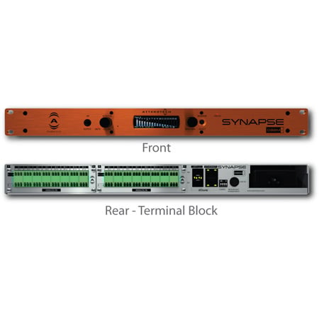 Attero Tech SYNAPSE D32MI 32 Channel Mic/Line Break-In Interface 1RU with Phoenix Terminal Block ...