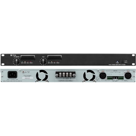 TOA 2x 250W at 4 Ohm 1x 500 W Bridged at 8 Ohm Digital Power Amplifier ...