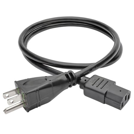 Tripp Lite P006-003-HG10 Hospital-Grade Computer Power Cord 10A 18 AWG ...