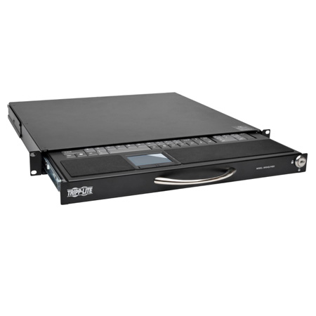 Tripp Lite SRSHELFKBD SmartRack 1U Rackmount Keyboard with KVM Cable Kit