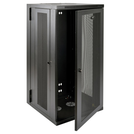 Tripp Lite 26U Wall-Mount Rack Enclosure Cabinet Double Hinge Removable ...
