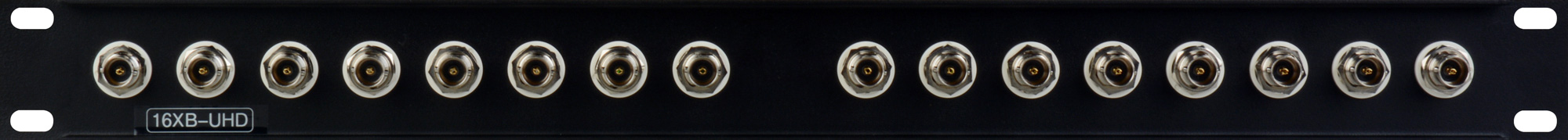 LAIRD 16XB-UHD 4K/8K 12G-SDI Feed Through BNC Barrel Patch Panel - 16 ...