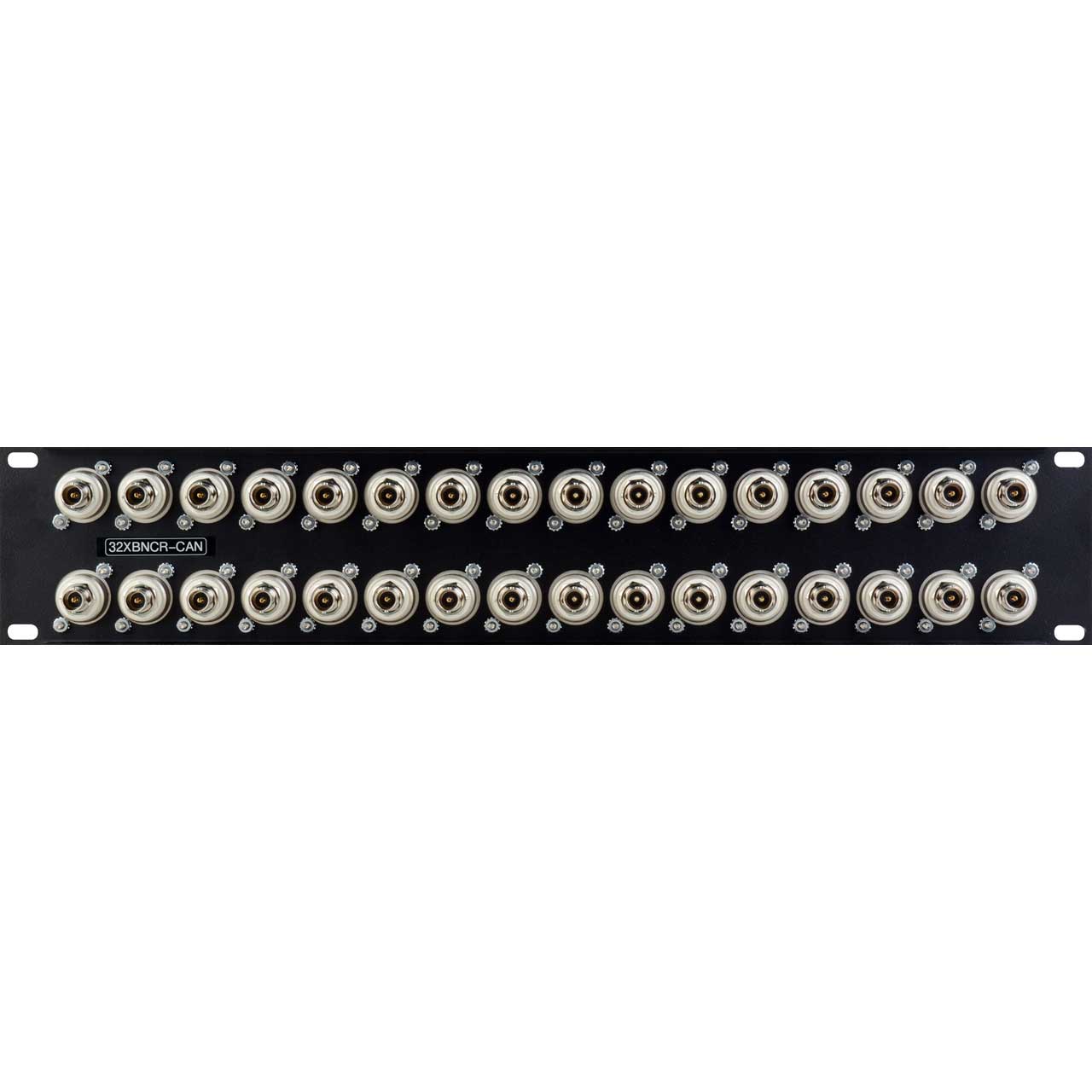 My Custom Shop 32-Port 4K 12G-SDI Feed-Through Recessed BNC Patch Panel ...
