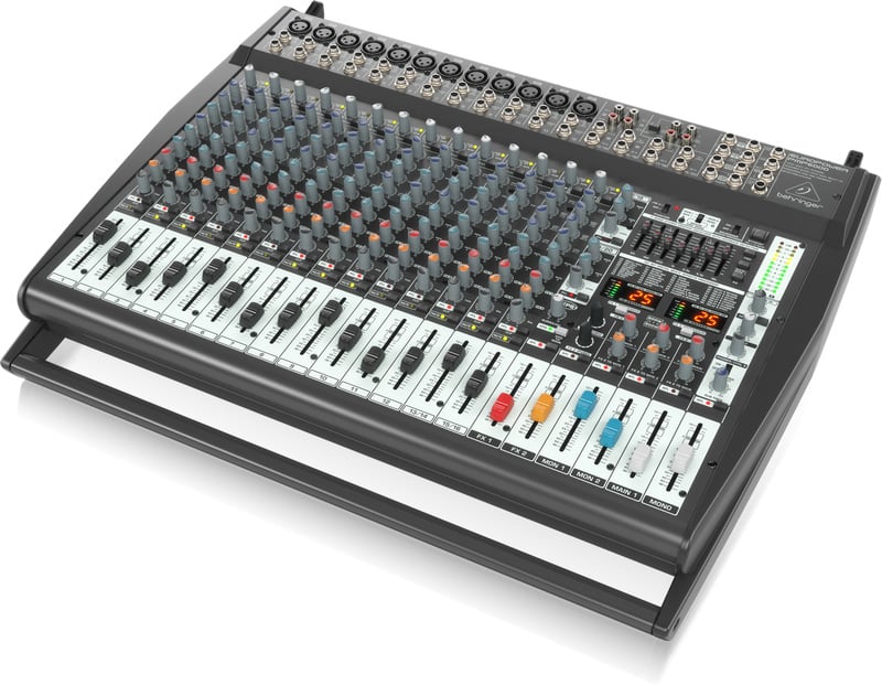 Behringer Europower PMP6000 1600W 20-Channel Powered Mixer w/FX & FBQ