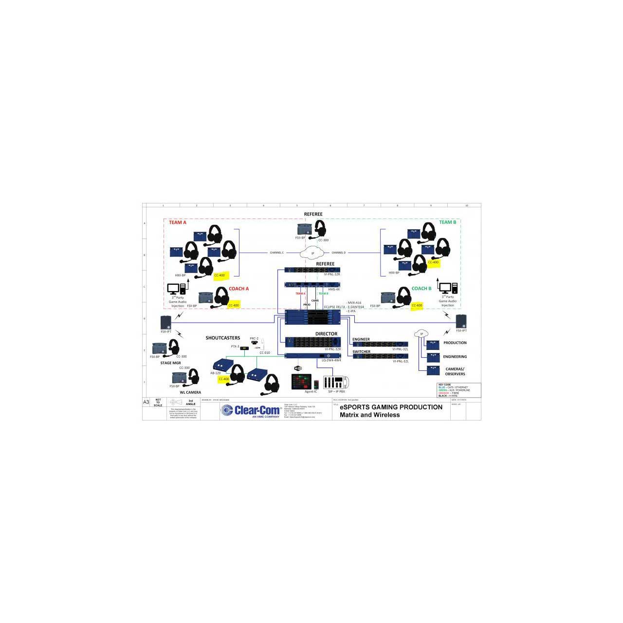 4 Pin Xlr Clear-Com HC-X4 4-Pin XLR Cable For CC-110 & CC-220 Headsets ...